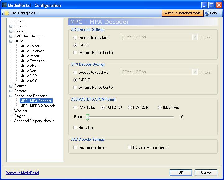 No surround sound | MediaPortal - An Open Source Windows Media Center ...